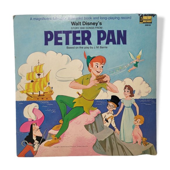 Media | Walt Disney Present Story And Song From Peter Pan 391 Vintage ...